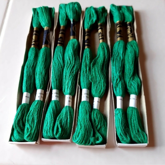 Louisa Harding | Art | 8 Skeins Embroidery Floss Vintage Kelly Green 2 ...